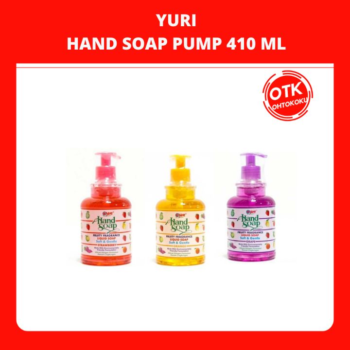 Yuri Hand Soap Sabun Pencuci Tangan Pump 410ml | Lazada Indonesia