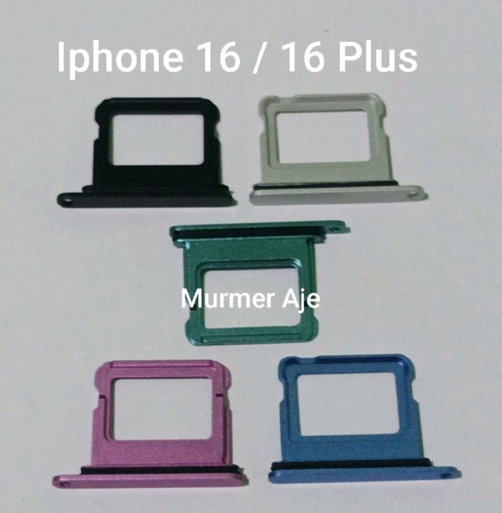 Sim Card Tray Slot Sim Card Tempat Kartu Sim Lock iPhone 16 16 Plus 16 ...