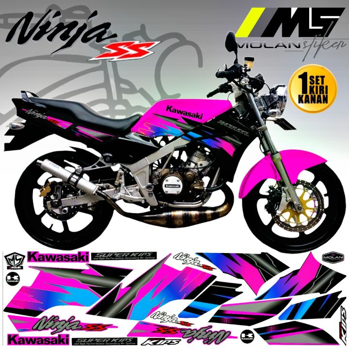 Decal Sticker Striping Variasi Ninja SS 150 SE Special Limited Edition ...