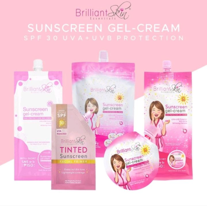 Brilliant Skin Essential Gel-cream & Tinted Sunscreen spf 30 | Lazada PH