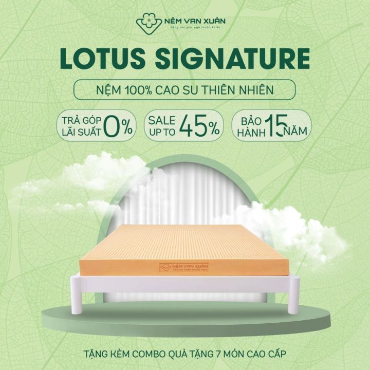 [DUY NHẤT 15/1 - 2/2 - QUÀ TẶNG 7 MÓN] Nệm Cao Su Thiên Nhiên Vạn Xuân ...
