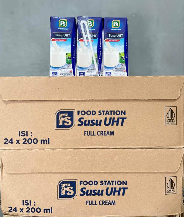 Susu UHT FS Food Station 200ml | Lazada Indonesia