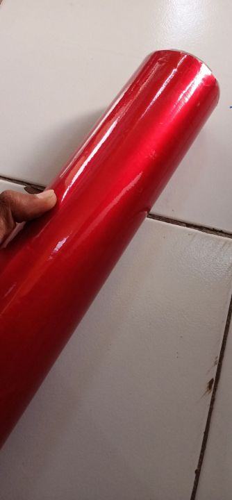 Sticker Skotlet Metalik Merah Candy Glossy Permeter | Lazada Indonesia