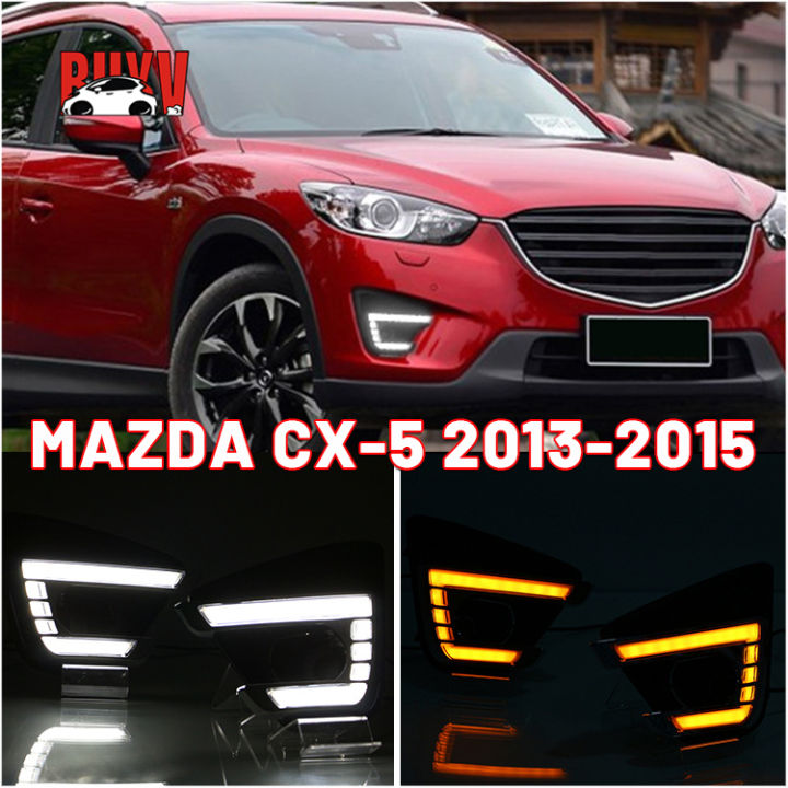 BuyV Daytime Running Light For MAZDA CX5，LED Fog Lamp Turn Signal Car Light Part For Mazda CX-5 ...
