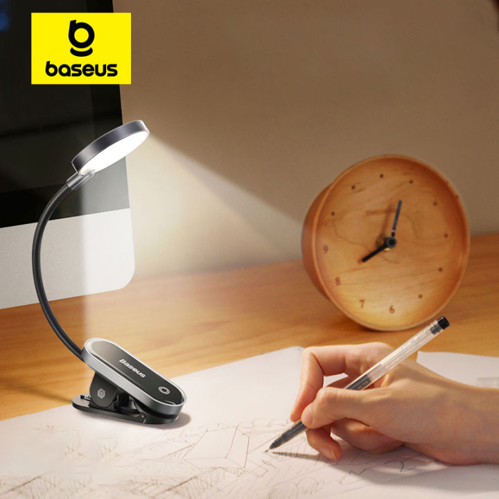 Đèn bàn Led Baseus Kẹp điều khiển cảm ứng linh hoạt Đèn đọc sách học ...
