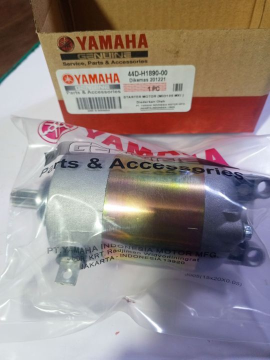 {KZ} YAMAHA GENUINE STARTER MOTOR FOR (MIO 125 MXI)(MIO SPORTY) MADE IN ...