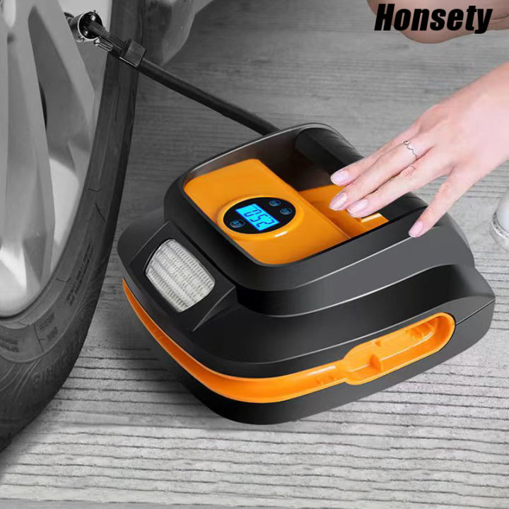 Portable Car Tire Inflator 12V Car inflator Air Compressor Digital ...