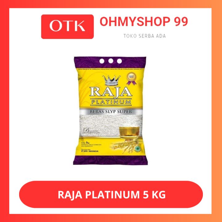 Beras Raja Platinum Beras Slyp Super 5kg | Lazada Indonesia