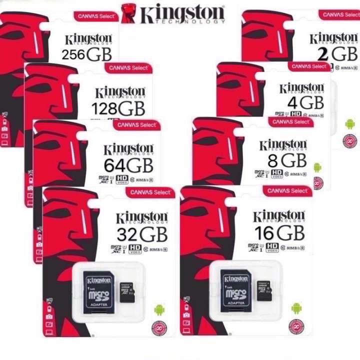 เมมโมรี่การ์ด Kingston Micro SD card Memory Card 32GB 128GB 256GB 512GB ...