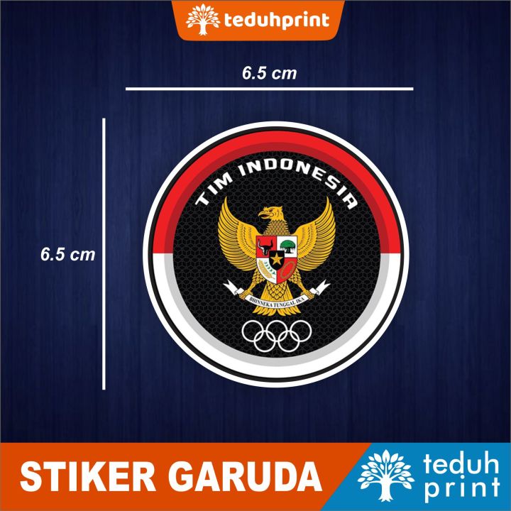 Sticker Stiker Logo Timnas Garuda Merah Putih / Stiker Garuda Pancasila ...
