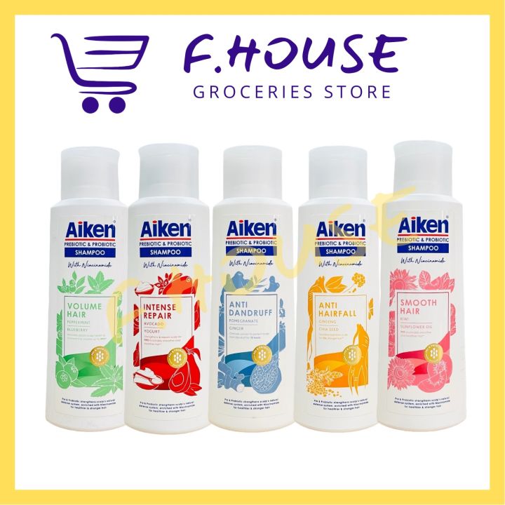 AIKEN Prebiotic & Probiotic Shampoo (350g) | Lazada