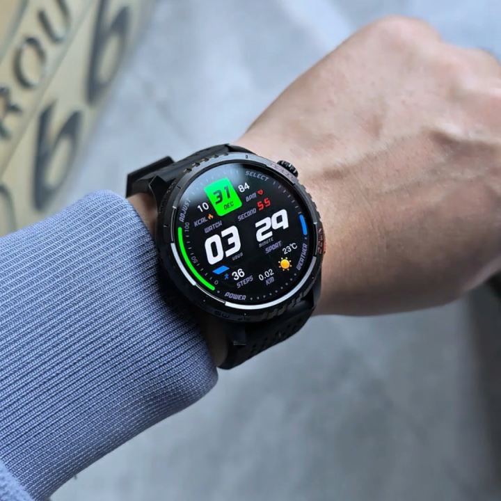 SKMEI Smartwatch WATCH B77 1.43AMOLED Screen|Built-in GPS 3 ATM ...