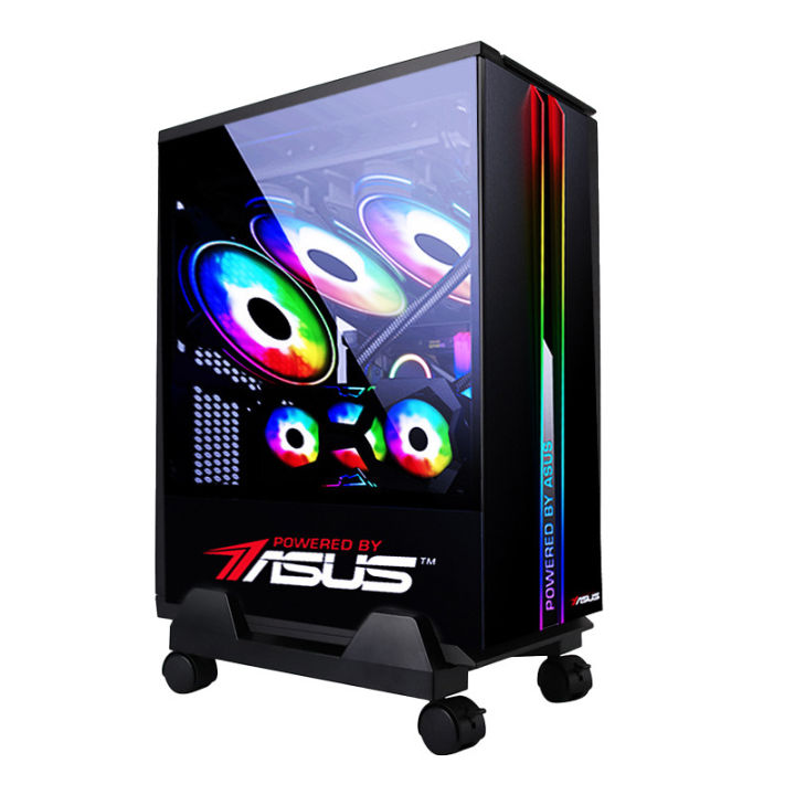 Universal CPU Rolling Stand, Computer Tower stand W/ 4 Caster Wheels ...