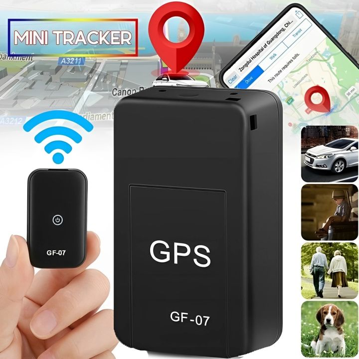 GF-07 Mini GPS Car Tracker Real Time Tracking Anti-Theft Anti-lost Locator Strong Magnetic Mount ...