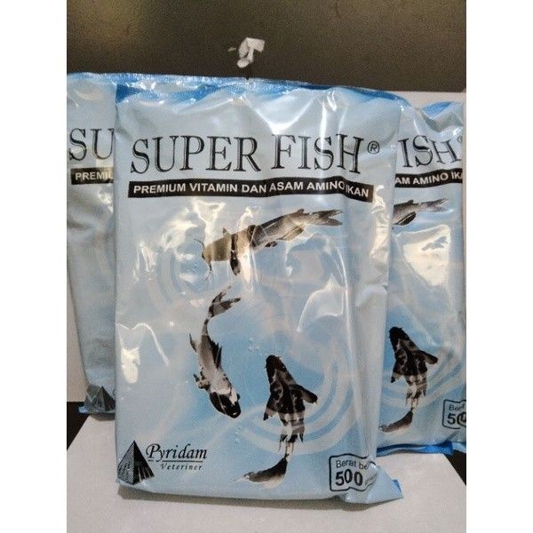 SUPER FISH 500 gram vitamin dan asam amino untuk ikan | Lazada Indonesia