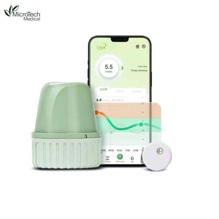 LinX Dynamic Blood Glucometer CGM Sensor Wearable Continuous Blood ...
