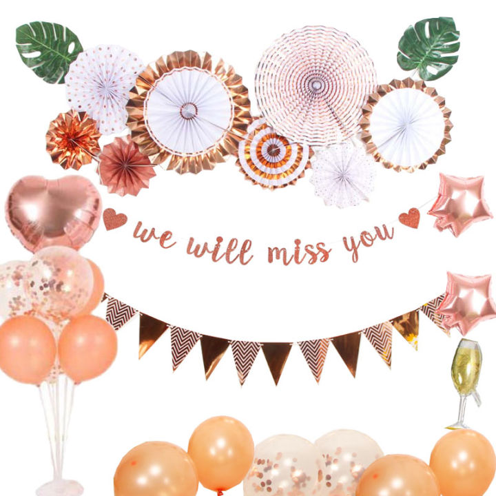 Farewell Party Layout We Will Miss You Company Colleague Resignation ...