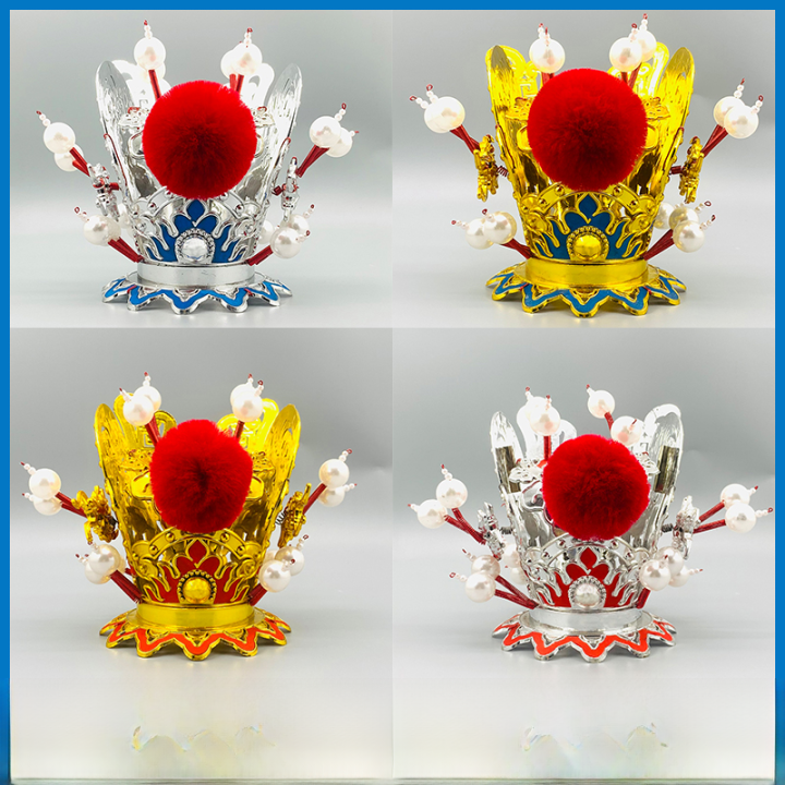 สีม่วง Golden Crown Sky King Sun Wukong Headpiece สําหรับผู้หญิง ...