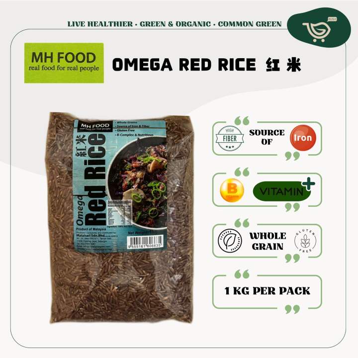 MH FOOD Omega Red Rice 红米 | 1KG | | Lazada