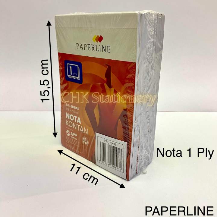 1 Pak Nota Kontan 1 Ply / Nota Bon 1 Ply (Isi 10 Buku) | Lazada Indonesia