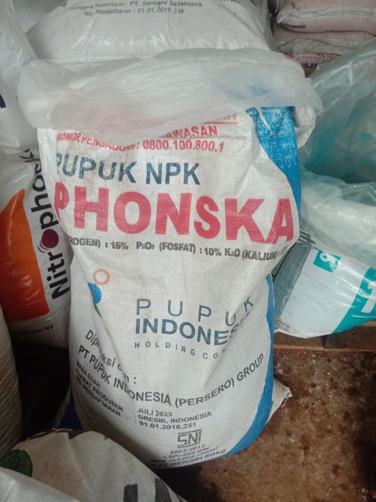 PUPUK NPK PHONSKA 1kg COCOK UNTUk SEMUA JENiS TANAMAN DAN SAYUURAN 1KG ...