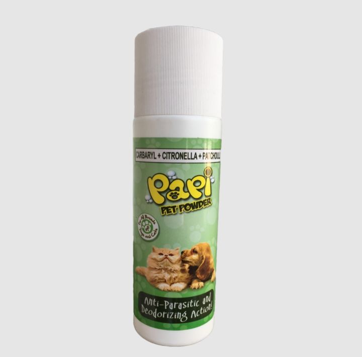Papi PET Powder for Dogs and Cats 100g Anti Parasitic Anti Tick & Flea ...