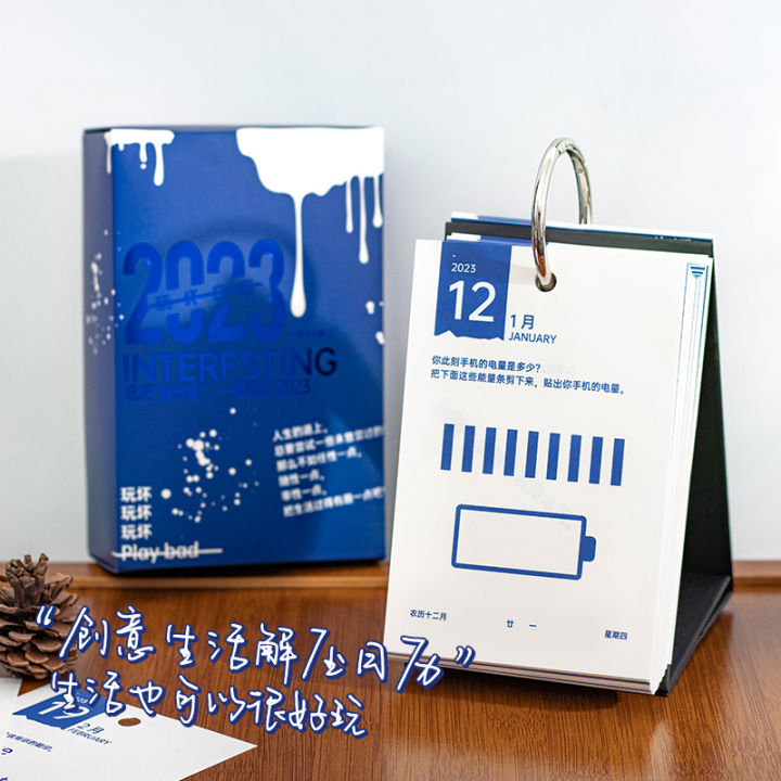 Original 2025 Year Calendar Simple Fun Stress Relief Countdown Tabletop ...