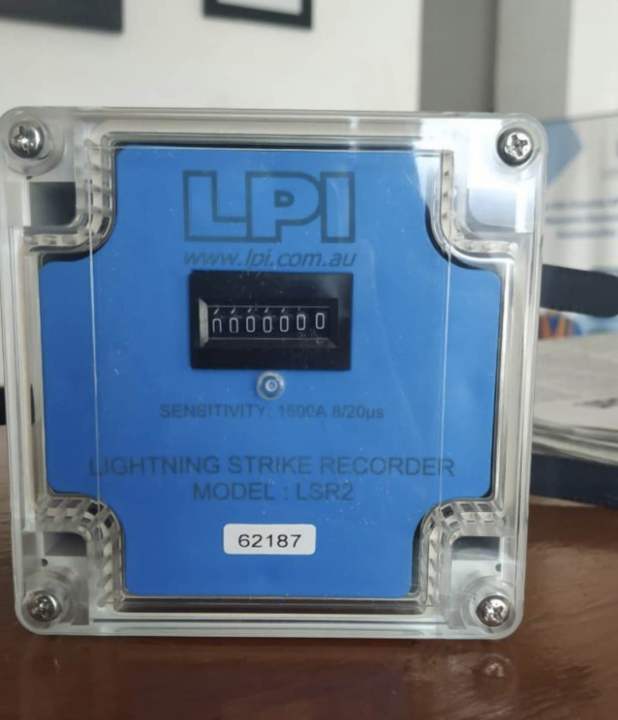 Lightning Counter LPI LSR2 / Alat Penghitung Sqmbaran Petir Merk LPI ...