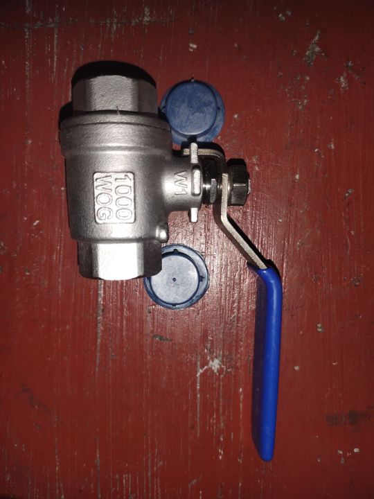 STAINLESS 316 SMITH BALL VALVE 1/2" 2PC threaded type 1000WOG | Lazada PH