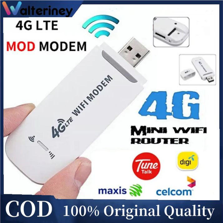 Walteriney Modem WIFI 4g All Operator 150 Mbps Modem Mifi 4G LTE Modem ...