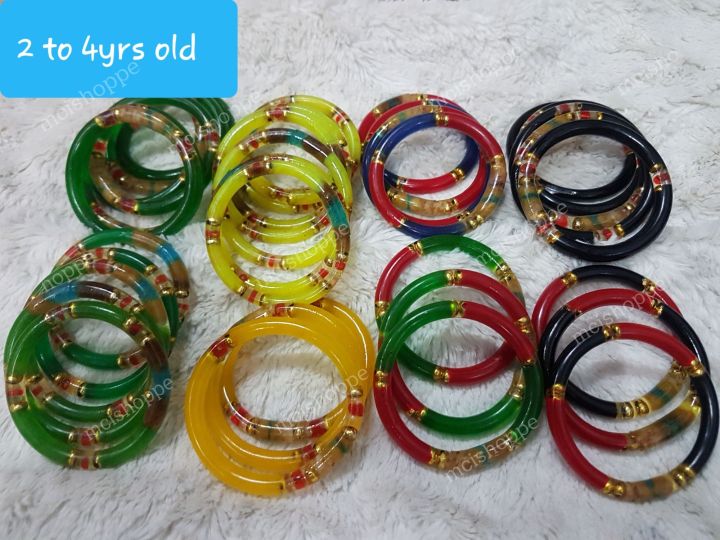 2to4 yrs old Kontra Usog Bangles Color Combination | Lazada PH