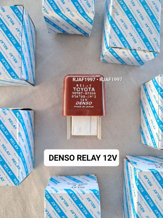 DENSO RELAY & SOCKET WITH AUTO WIRE '14 [SET] TOYOTA 12V JAPAN MADE ...