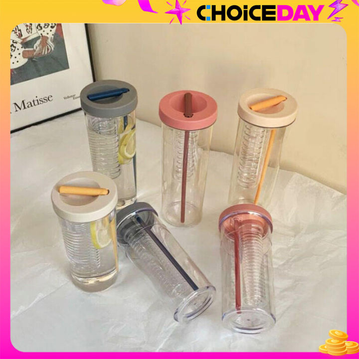 2H Botol Minum Portabel 700ml | Botol Minuman Transparan Dengan Sedotan | Botol Outdoor ...