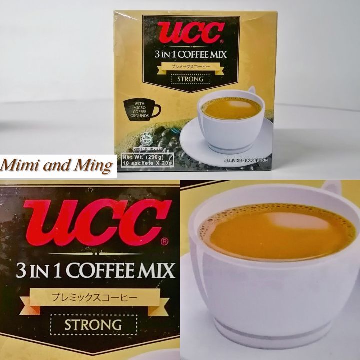 UCC 3 IN 1 Coffee Mix. Strong. With Micro Coffee Grounds. Net Weight ...