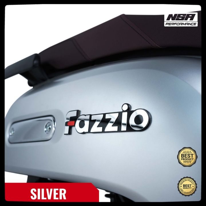 Nsa 2PCS FAZZIO EMBLEM 125 FAZZIO LOGO Embossed Not FAZZIO Sticker ...
