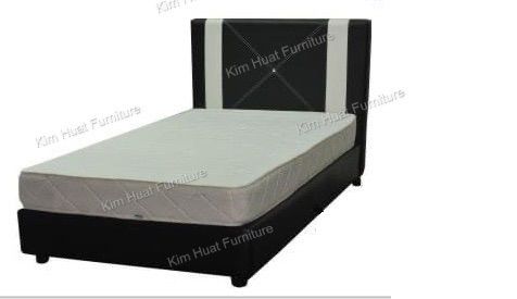 Katil PVC Kulit Hitam Katil PVC Single / Super Single / Queen / King ...