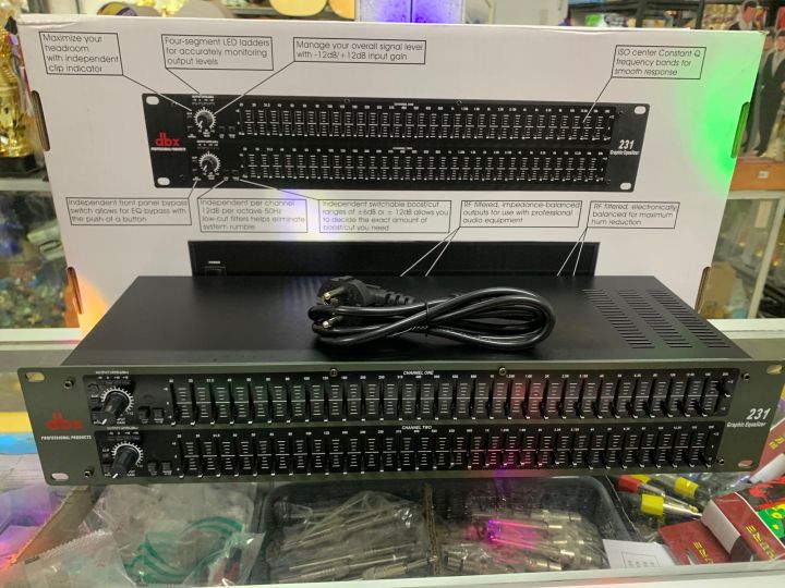DBX 231 – 2 SERIES 31 BAND PROFESSIONAL GRAPHIC EQUALIZER | Lazada PH