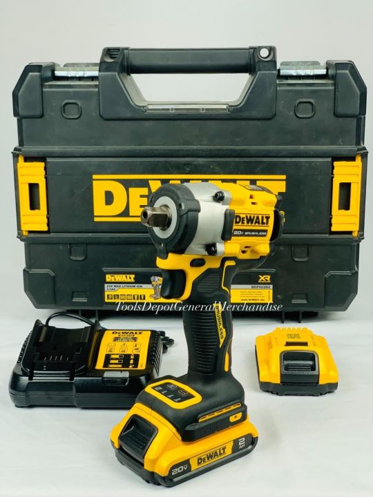 DEWALT CORDLESS BRUSHLESS 1/2" SQUARE DRIVE IMPACT WRENCH 20V DCF922D2 ...