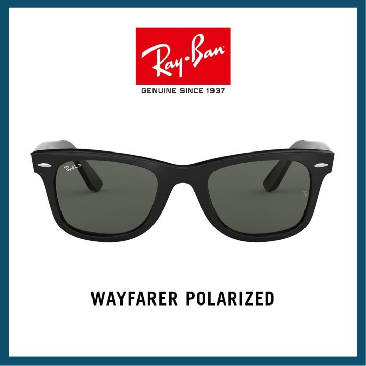 Ray-Ban Wayfarer Polarized - RB2140F 901/58 - Sunglasses （100% Original） | Lazada PH