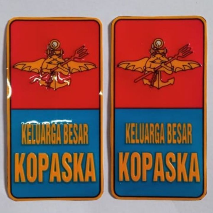 STIKER PLAT MOBIL KOPASKA ( SEPASANG ) | Lazada Indonesia