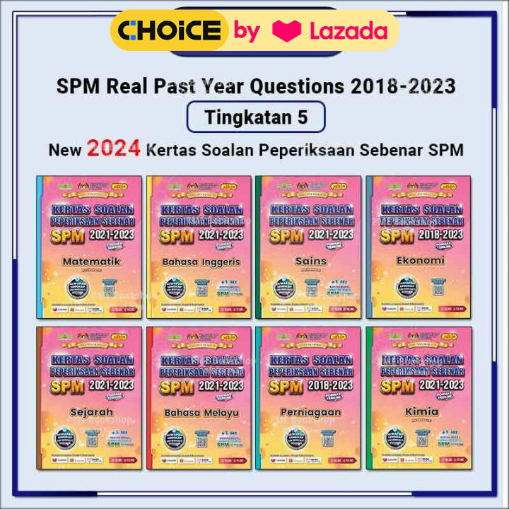 【PME Bookshop】 (2024 Edition: Ready Stock) SPM Past Year Exam Questions ...