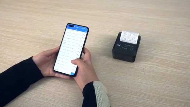 Bluetooth thermal receipt printer 58mm portable cash register, can be ...
