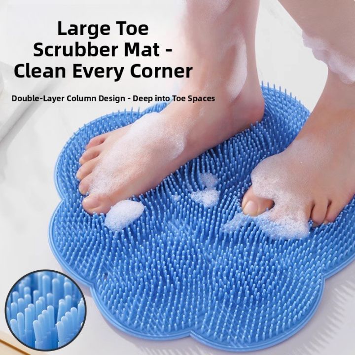 MONLEYTA | Foot Scrubbing & Dead Skin Removal Bath Mat Large Size ...