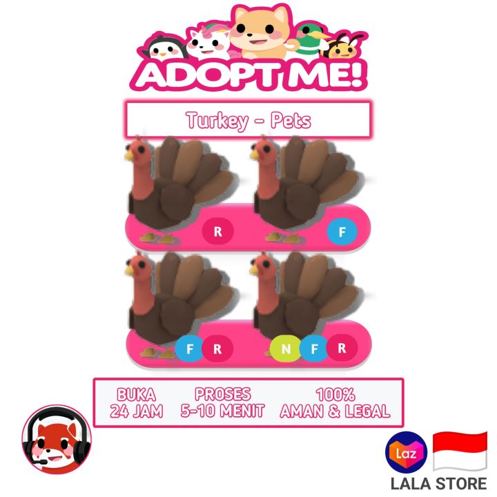 Adopt Me - Turkey - Roblox | Lazada Indonesia