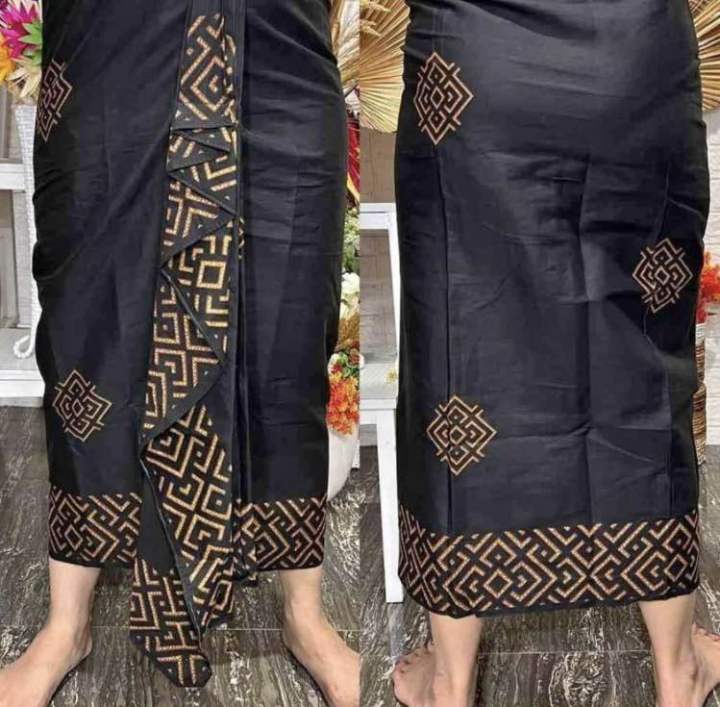 Kamen batik setengah jadi kan cut dan udeng - Kamen pria bali - kain ...
