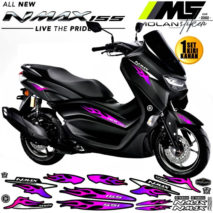 Decal Sticker Striping Variasi NMAX 155 Connected /New Nmax 2020-2021 ...