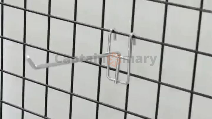 Stainless Steel Wire Mesh Hook For Grid Wall Hanging (10cm, 15cm, 20cm ...