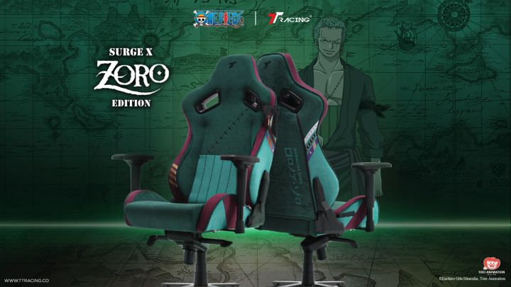 TTRacing Surge X Zoro Edition Air Threads Fabric Gaming Chair | One ...