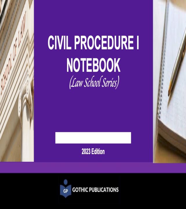 (Codal-Law School) Civil Procedure I Notebook (2023 Edition) | Lazada PH
