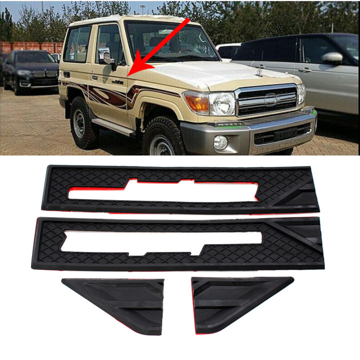 Soft Plastic Car Side Vents Fender Sticker For Toyota Land Cruiser 70 ...